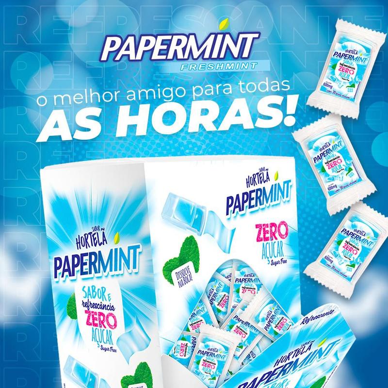 Papermint Lâminas Refrescantes Comestíveis Zero Açucar - Danilla ...