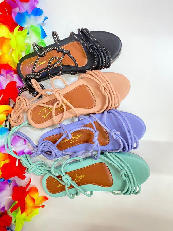 Papetes Plataforma com amarração - DL - Papete Feminina - Magazine Luiza