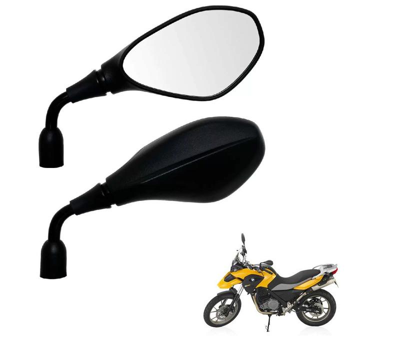 Par Espelho Retrovisor Preto Moto Rena Bmw Gs 650 Para Cg Titan Fan 125 ...