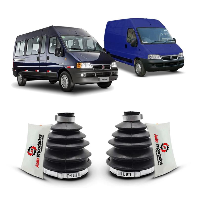 Par Kit Coifa Borracha Homocinética Lado Roda Fiat Ducato 2006 2007 ...