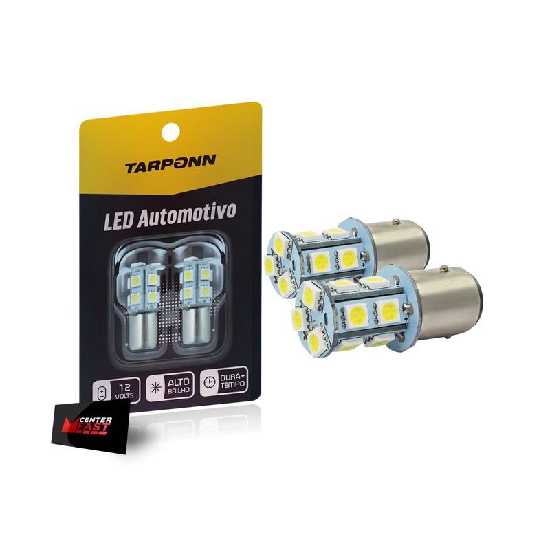 Par lampada led 2 polos 13 leds lanterna 1034 BA15D 5050 - Tarponn ...