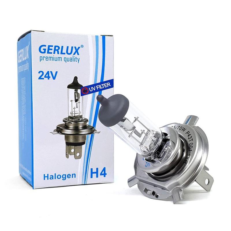 Par Lâmpadas Halógena H4 24V 70/75W Gerlux Inmetro - Lâmpada Automotiva - Magazine Luiza