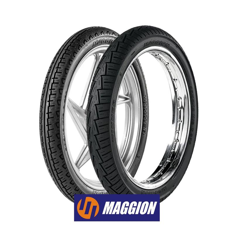Par Pneu Fan/Titan/Cg/Ybr 90/90-18 + 2.75-18 Winner Maggion - Pneu de Moto - Magazine Luiza