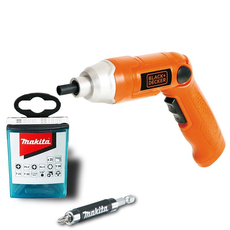 Parafusadeira Angular 3,6V com 2 Posições + 25 Pontas Black+Decker ...