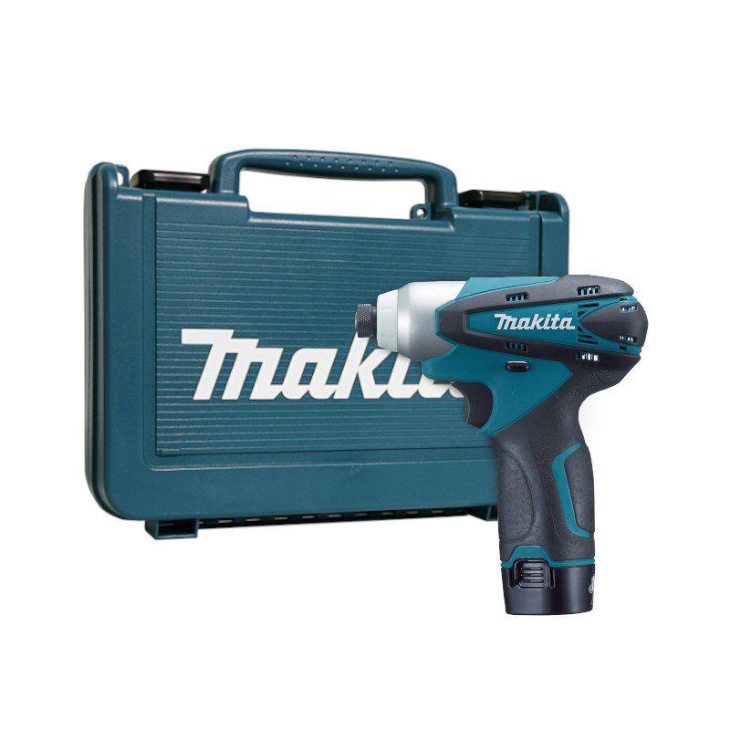 Parafusadeira de Impacto sem Fio com 2 Baterias 1/2" Bivolt 12V com Maleta TD090DWE MAKITA ...
