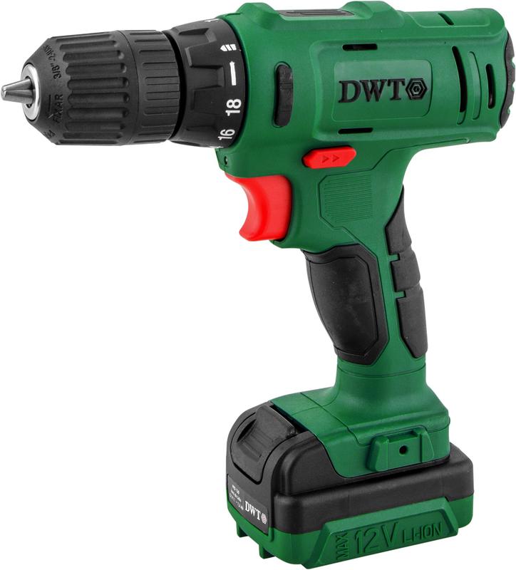 Parafusadeira/furadeira a bateria, 12 V, fonte bivolt automática, PFD ...