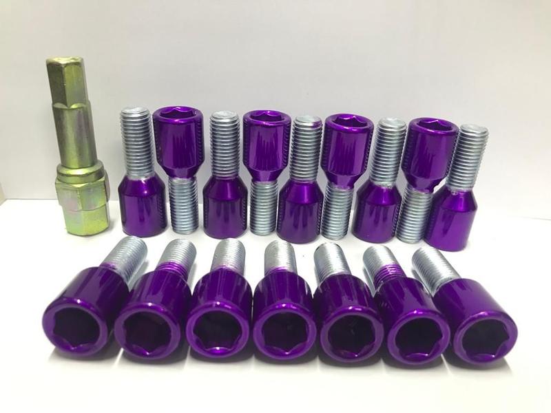 Parafuso allen curto roxo 16 peças rosca fiat m12 passo 1,25 - GRID KIT ...