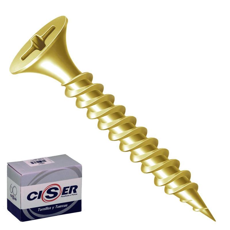 Parafuso Chipboard 3,5X35 Cab. Chata Phillips 500Unid Ciser - Parafuso ...