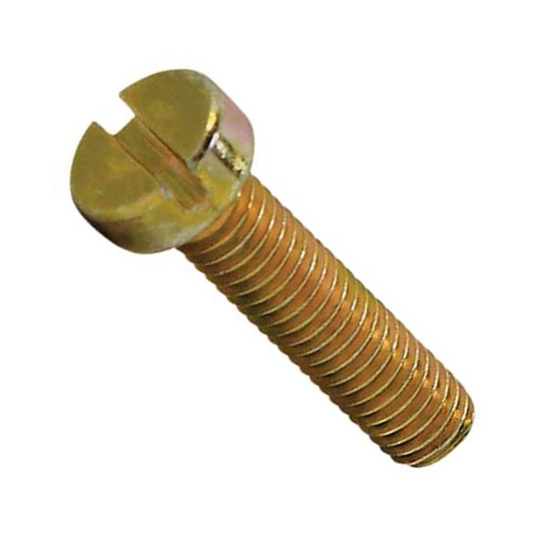 parafuso máquina milímetro M4 x 30 cabeça cilíndrica, fenda -mitto- 100 ...