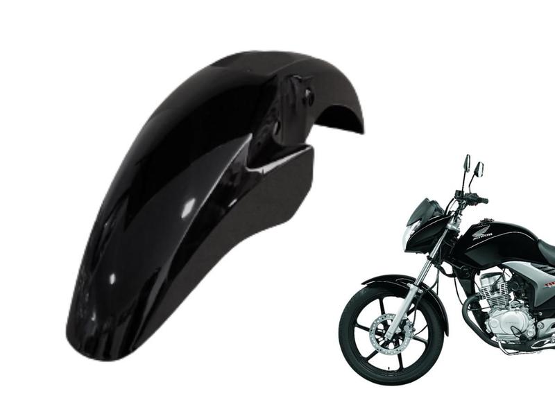 Paralama Moto Fan Titan 150 Mix Plastico 2009 A 2013 Preto - Melc ...