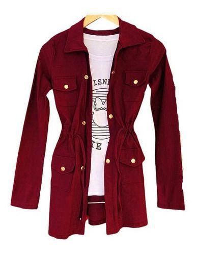 Parca Casaco Parka Sobretudo Jaqueta Feminina - LN Moda Feminina ...