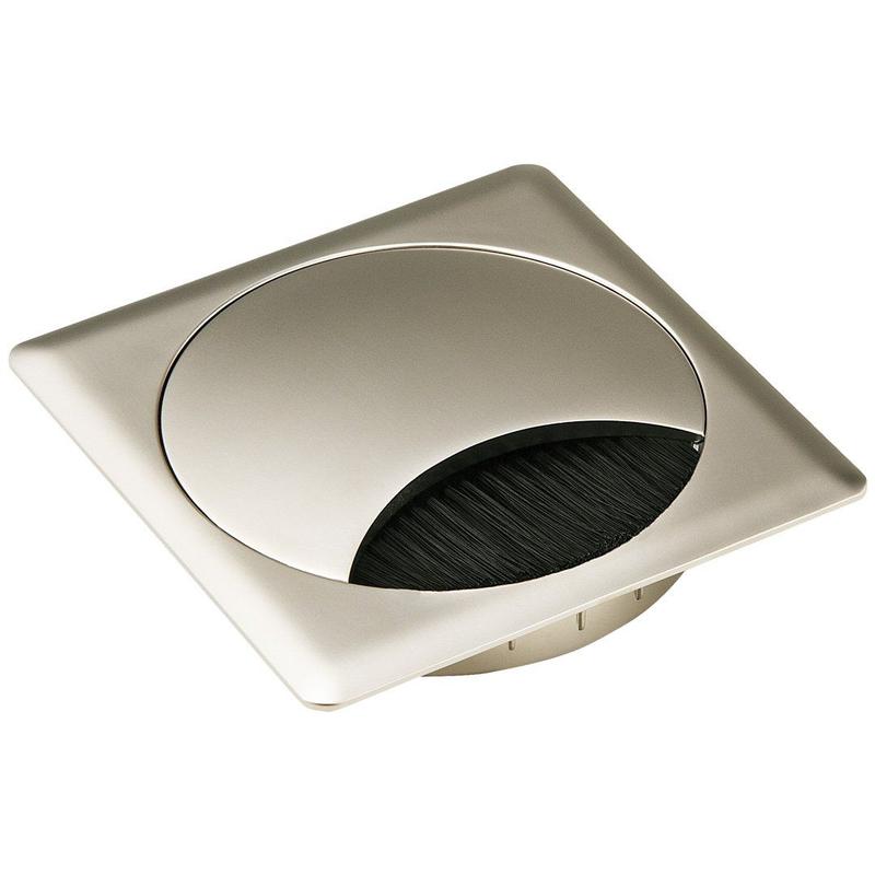 Passa Cabos de Embutir Circular Com Tampa de Zamac 80mm - BrasilBox ...