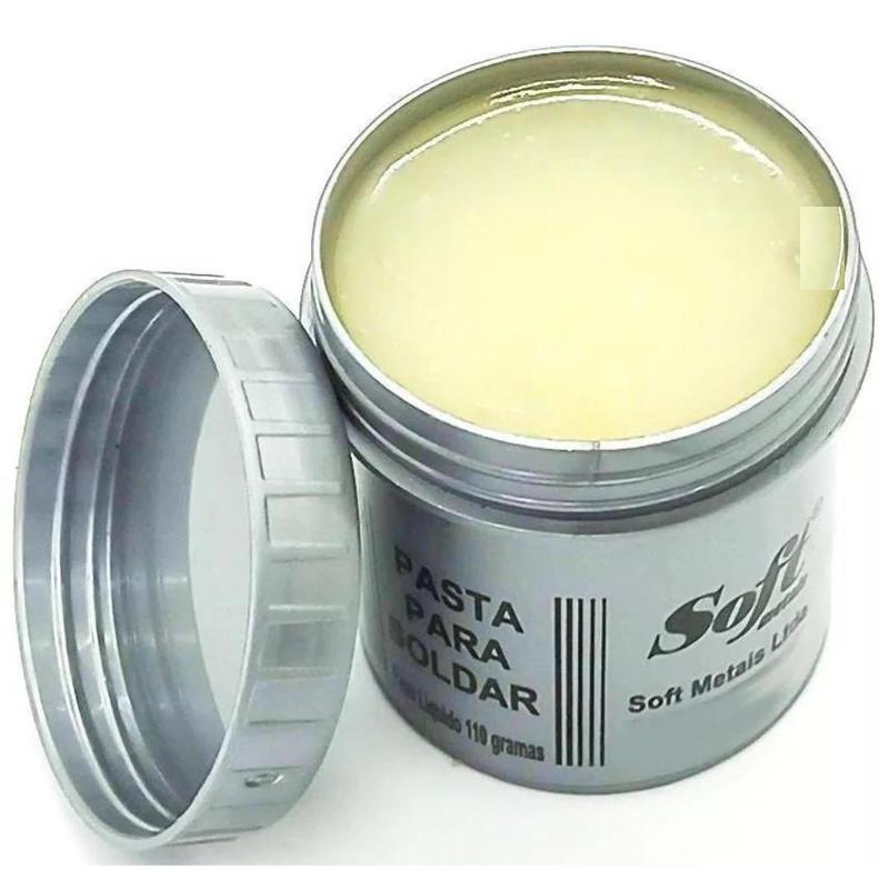 Pasta 110g Para Soldar Estanho Cobre Latão Hidráulica Gás - Soft - Pasta de Solda - Magazine Luiza
