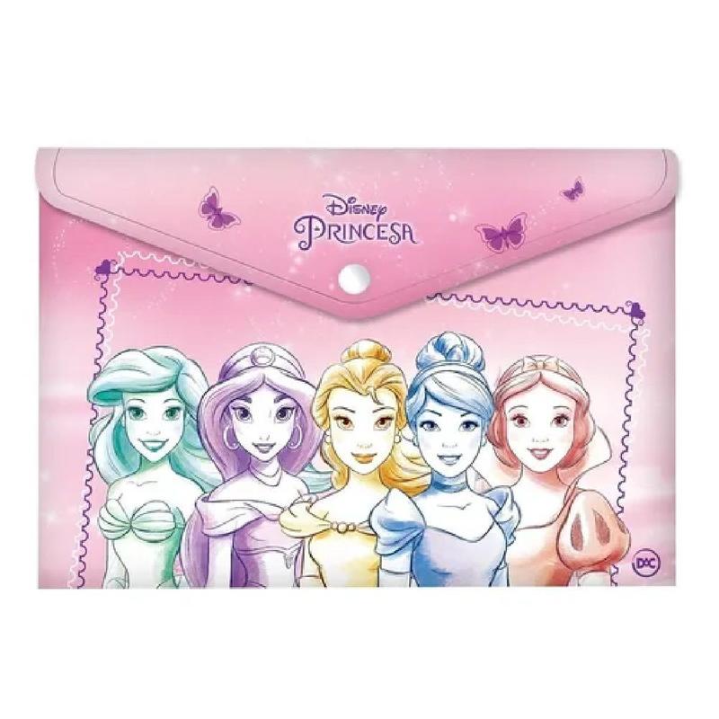 Pasta Arquivo Malote Com Botão Princesas Disney Dac - Pastas - Magazine ...
