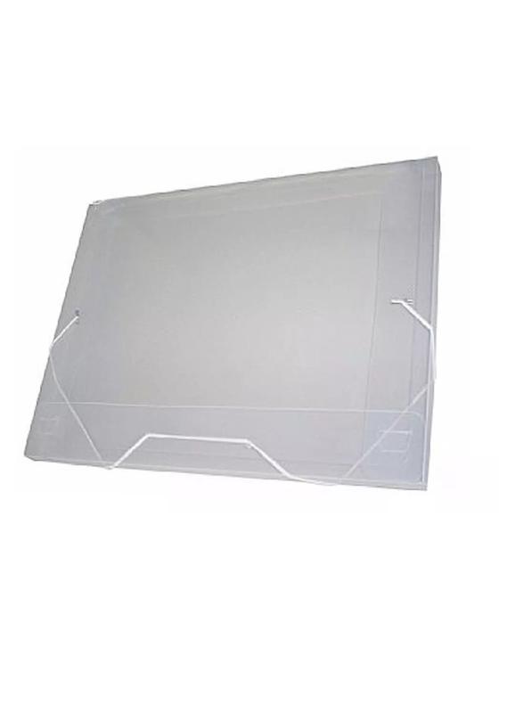 Pasta Com Elástico Ofício Transparente Acp Fina Com 100 Uni. - Pastas ...