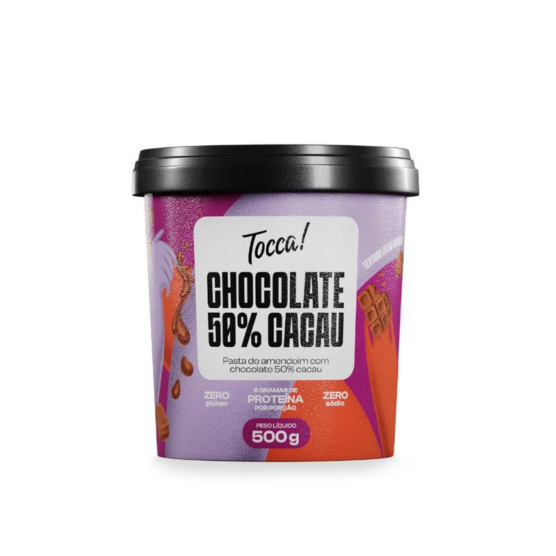 Pasta de Amendoim - Chocolate 50% Cacau - Tocca - 500g - Pasta de Amendoim - Magazine Luiza