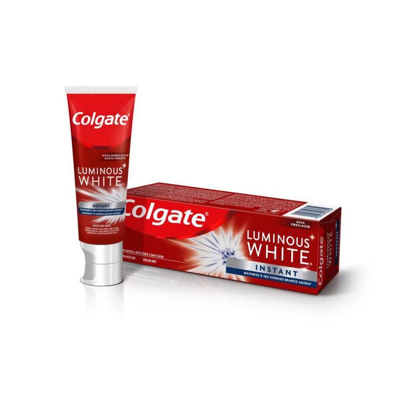 Pasta de Dente Colgate Luminous White Instant com 70G - Creme e Gel ...