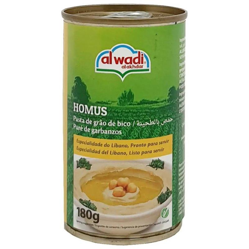 Pasta de Grão de Bico Homus AL WADI Original Líbano 180g - Alwadi ...