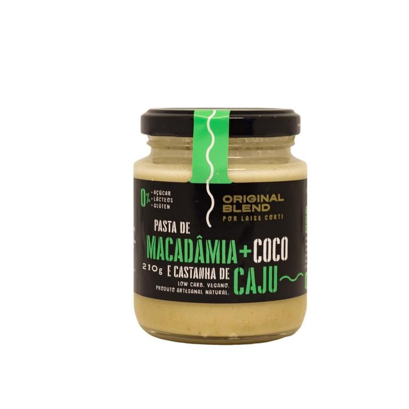 Pasta De Macadâmia Coco Castanha Caju Original Blend 210G - Comida ...