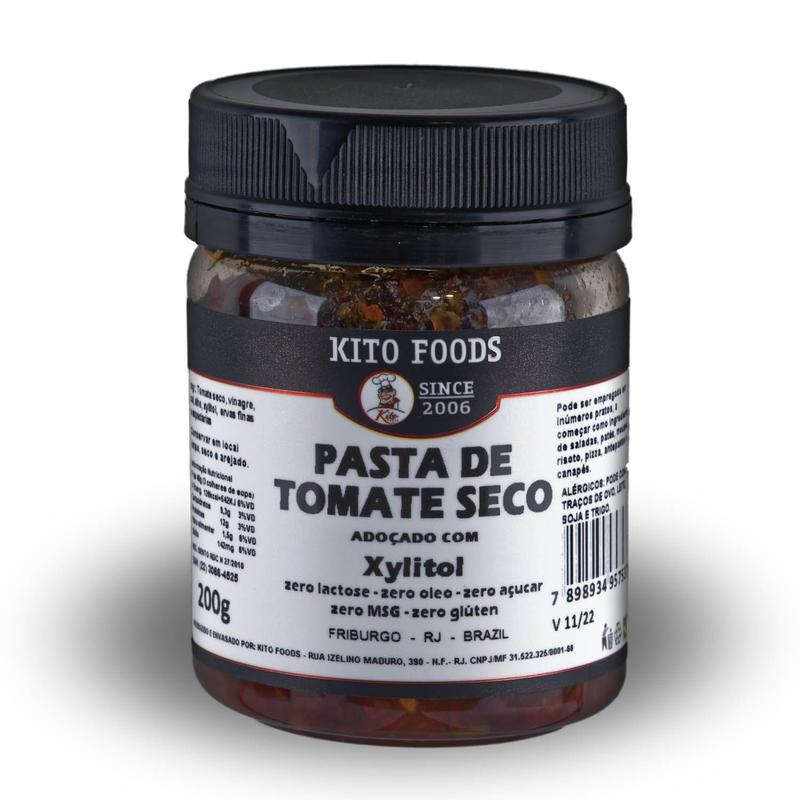 Pasta de Tomate Seco 200g - Kito Foods - Alimentos - Magazine Luiza