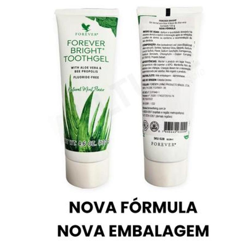 Pasta Dente Aloe Vera Babosa Natural Vegano Sem Flúor Organ - Creme e ...