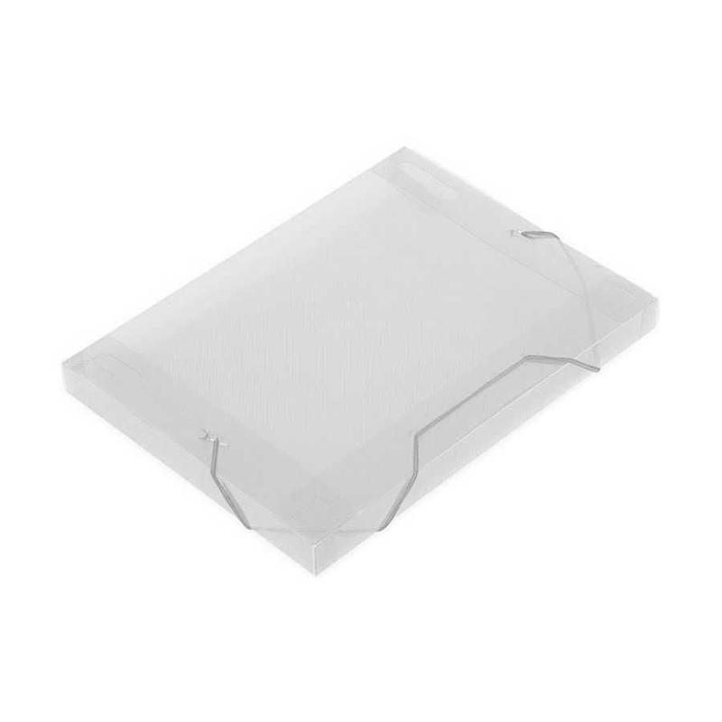 Pasta elastico oficio lombo 5,5cm transparente soft polibras - Pastas ...