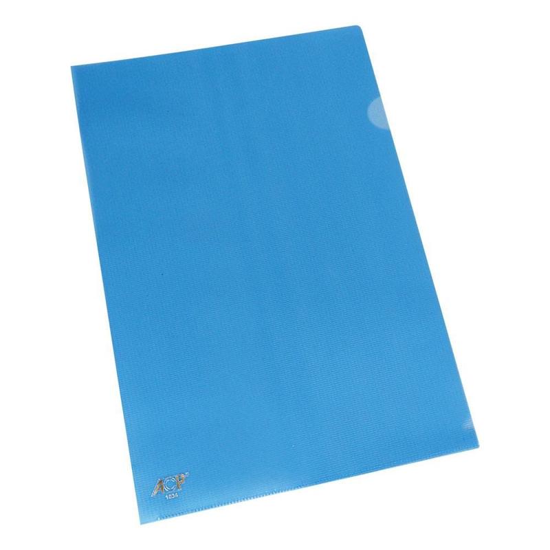 Pasta em L Ofício Azul 230x335mm 1 UN ACP - Pasta L - Magazine Luiza