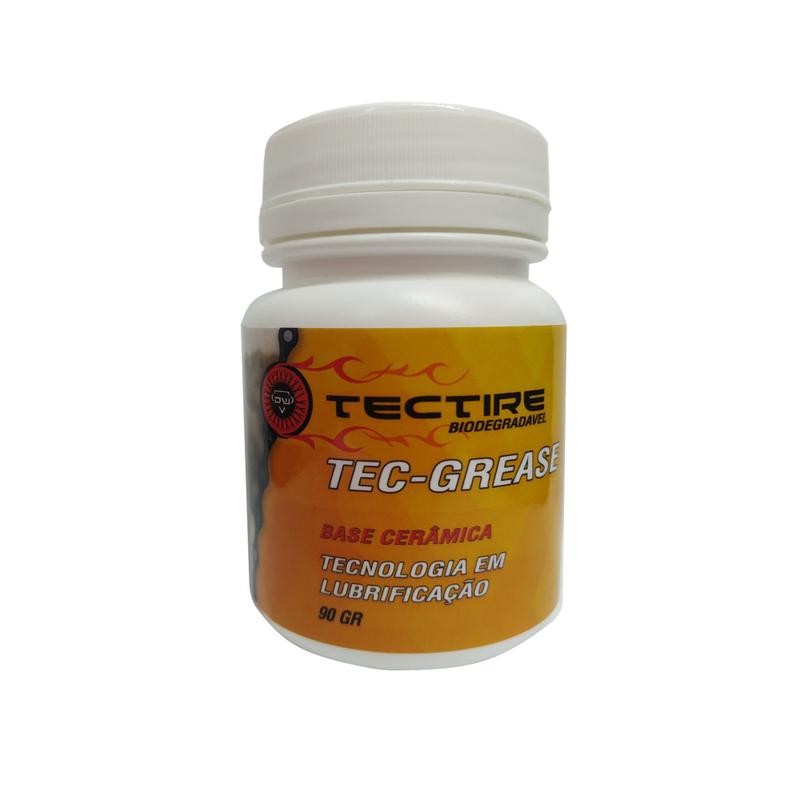 Pasta Graxa Lubrificante Bike TecTire Tec-Grease Base Cerâmica - 90g ...