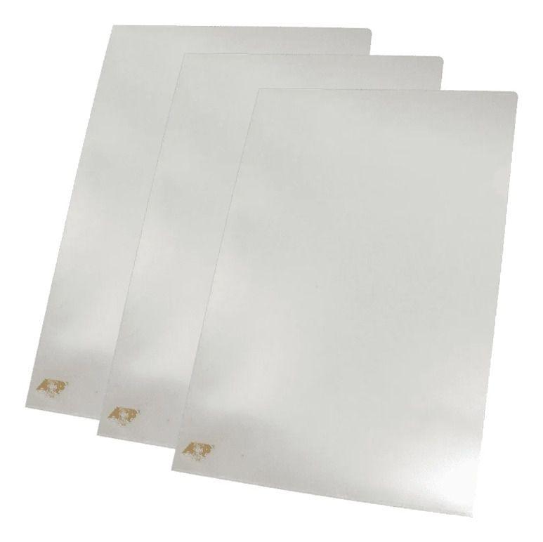 Pasta L Ofício Acp Transparente 23x33cm 10u Kit 3 - Pastas - Magazine Luiza