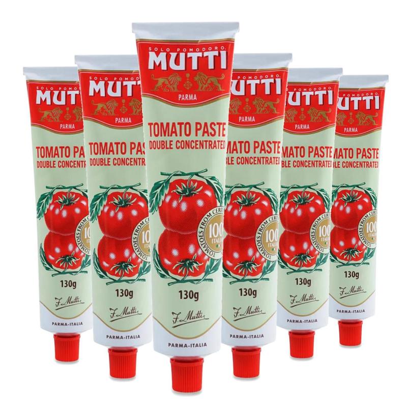Pasta Mutti De Tomate Concentrado Tubo 130G (6X) - Pastas - Magazine Luiza