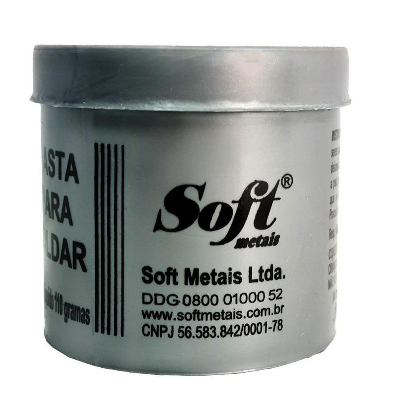 Pasta Para Soldar 110g Qualidade - Soft Metais * 505 - Pasta de Solda ...