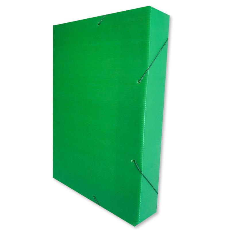 Pasta Polionda Elástica 5,5cm Oficio A4 Organizadora Papel Arquivo ...