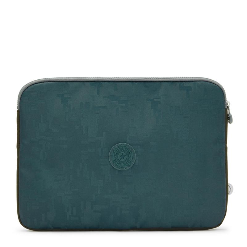 Pasta Porta Notebook Kipling Sleeve Grey Green Bl - Pastas - Magazine Luiza