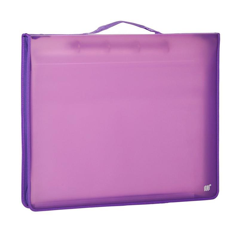 Pasta Portfolio Yes c/ Ziper E Alca A3 010 Plast Lilas R4A3ZNS LL ...