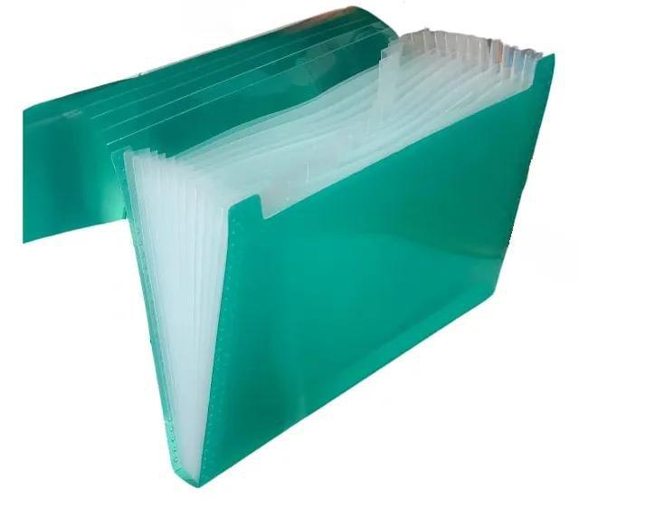 Pasta Sanfonada Para Folhas Tamanho A4 12 Divisórias Plásticas para ...
