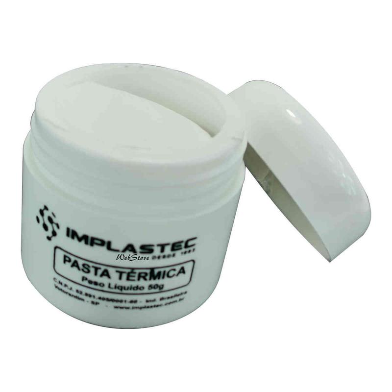 Pasta Térmica 50g - Pasta para processador - IMPLASTEC - Pasta Térmica ...
