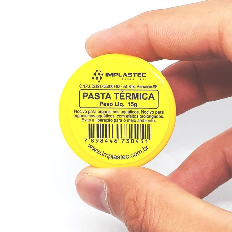 Pasta Térmica Implastec Silicone Dissipadora de Calor 15g - Pasta ...