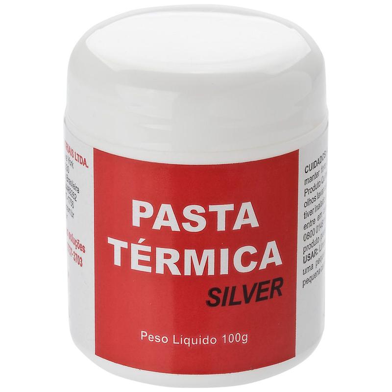 Pasta Térmica Prata Cinza Silver Processador 100g - Hipper - Pasta ...