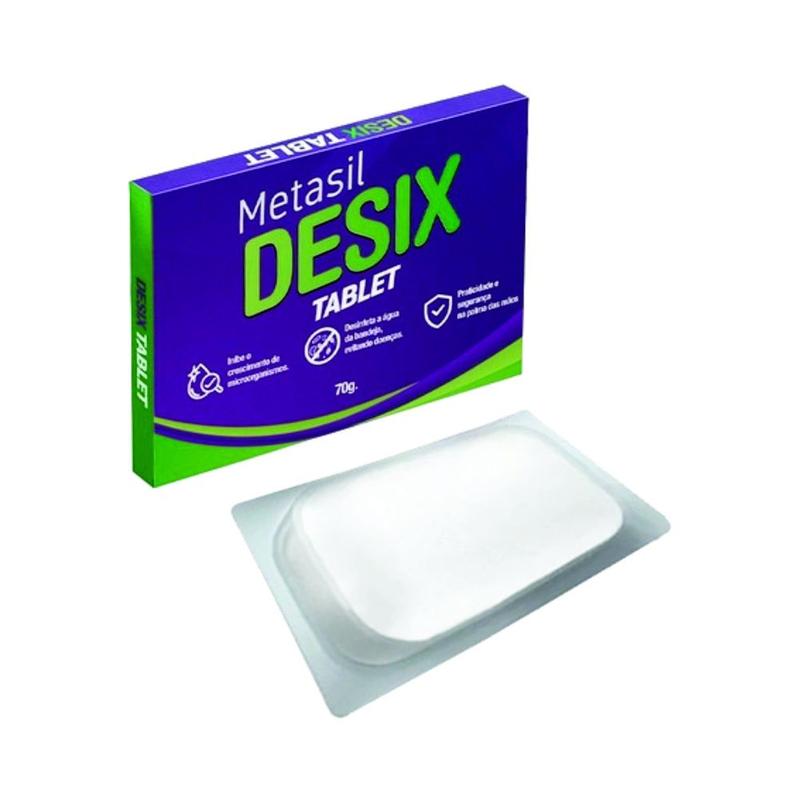 Pastilha Bactericida Metasil Desix Tablet 70g - Peças e Acessórios para ...