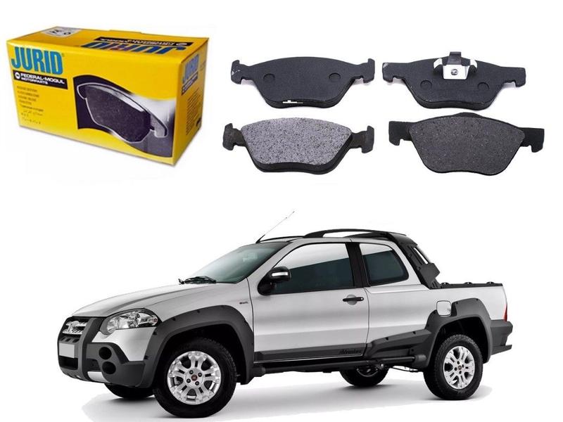 Pastilha freio dianteira jurid original fiat strada adventure locker 1.8 2010 a 2020 - Pastilha ...