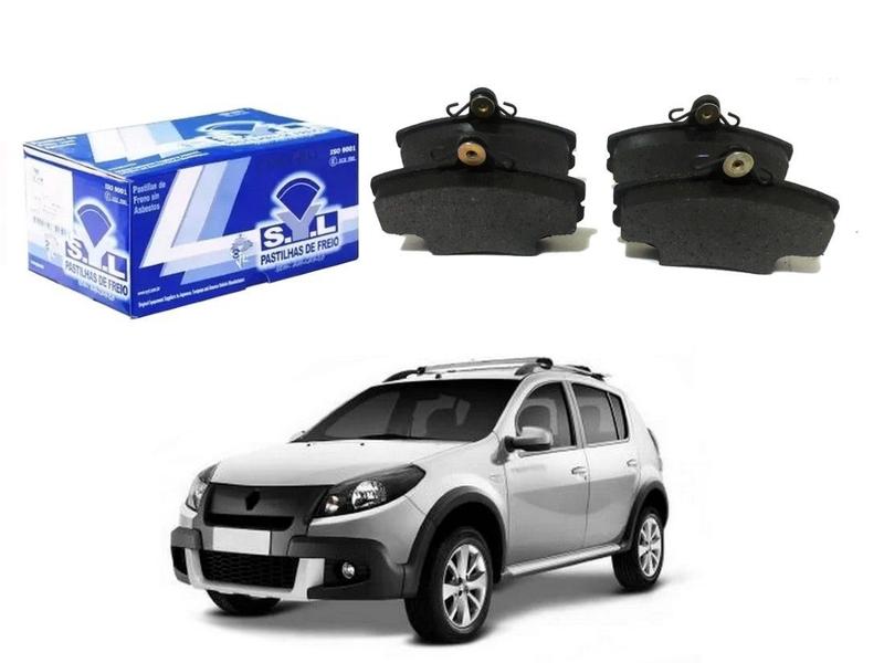 Pastilha freio dianteira syl original renault sandero stepway 1.6 2008 ...