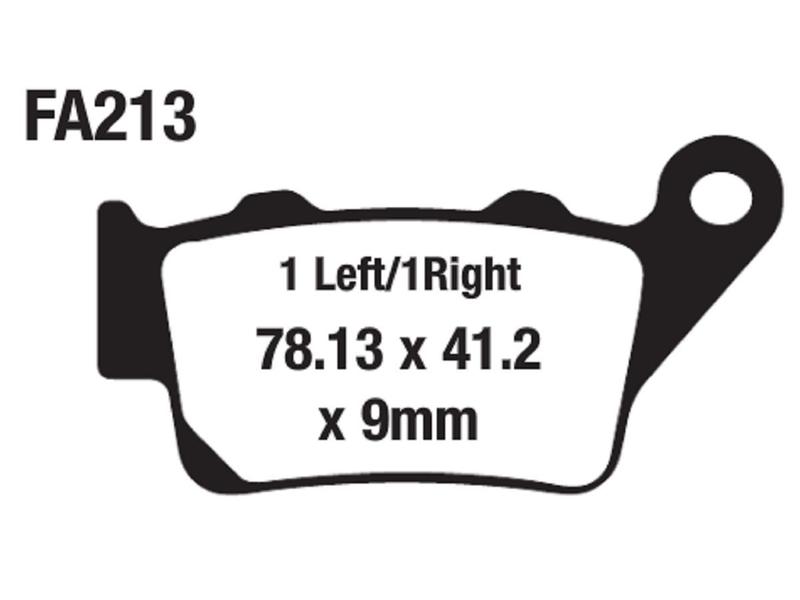 Pastilha Freio G 310 650 Gs F 800 Street triple Daytona Duke Fa213hh ...