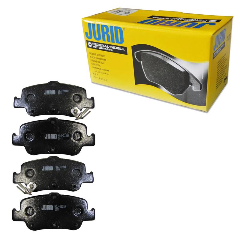 Pastilha Freio Traseira Corolla 1.8 16v Xei 2002 2003 Jurid - Pastilha ...