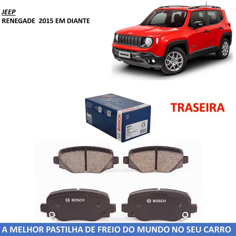 Pastilha freio traseiro original bosch jeep renegade 2019 - Outros ...