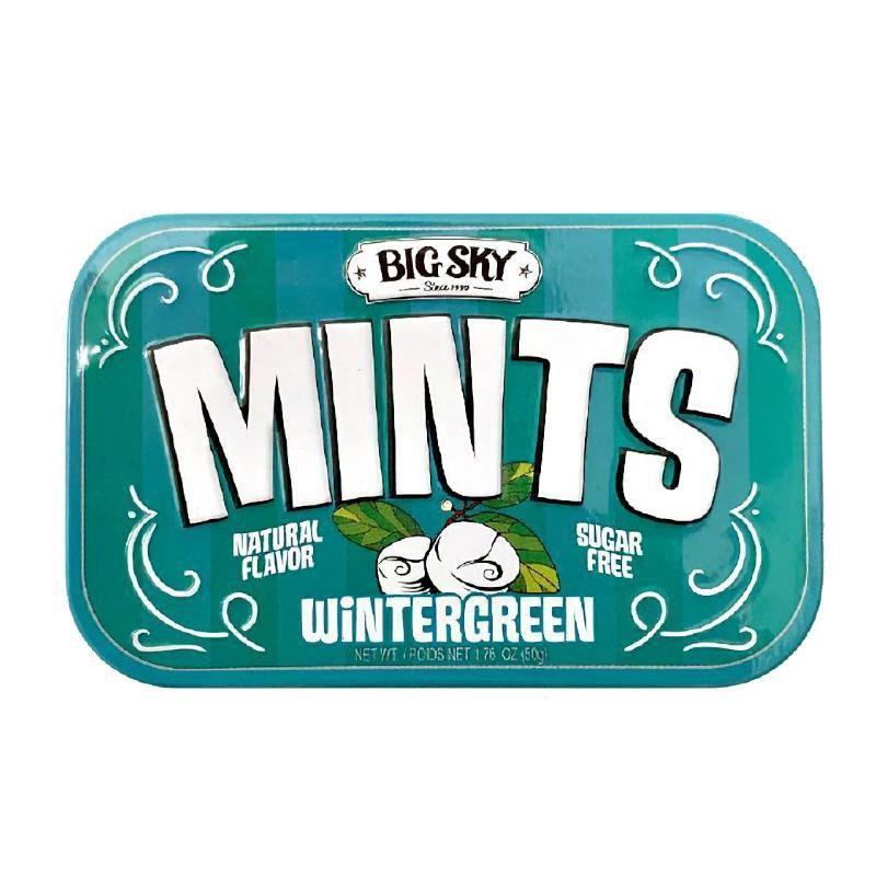 Pastilhas Balas Mints Wintergreen Big Sky Lata 50G - Pastilha Drops ...