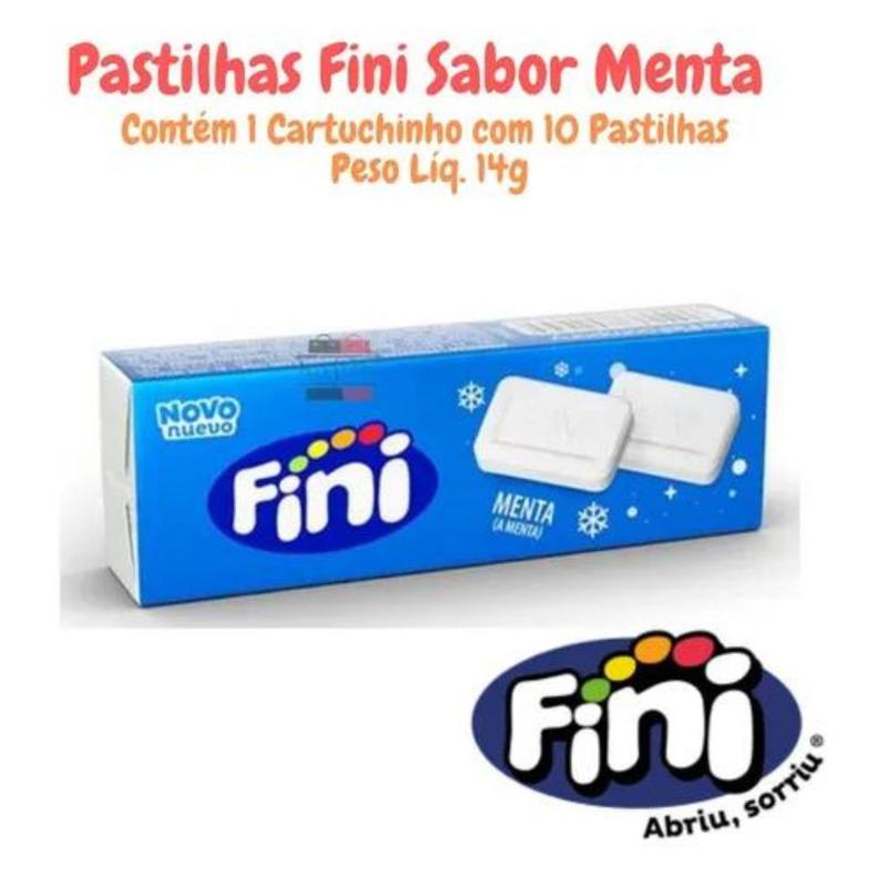 Pastilhas Fini Sabor Menta Explosão De Frescor - Original - Balas ...