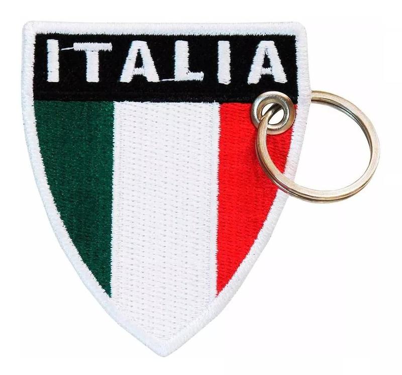 Patch Bordado / Chaveiro - Brasão Escudo Bandeira Italia - Hdm Bordados ...