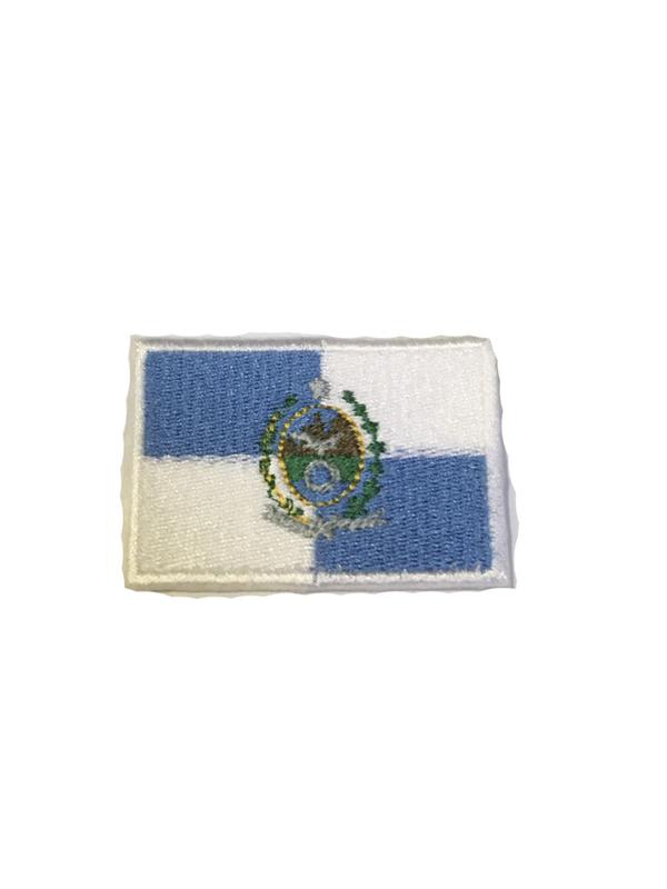 Patche Aplique Bordado Da Bandeira Do Rio De Janeiro - Mundo Das ...