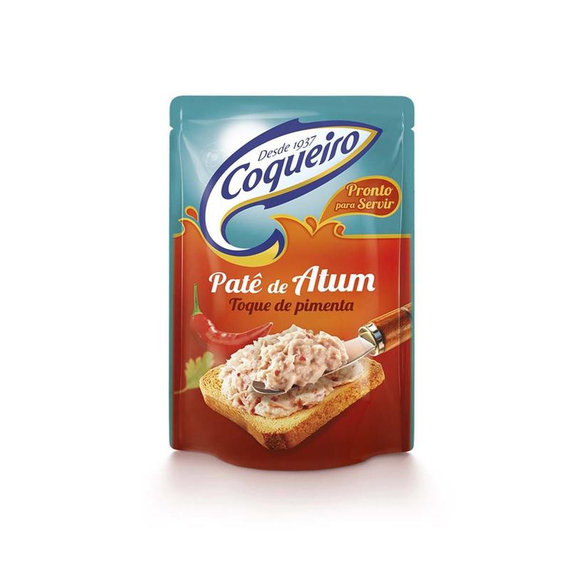 Pate Coqueiro Atum Toque de Pimenta Sache 170g - Patê - Magazine Luiza