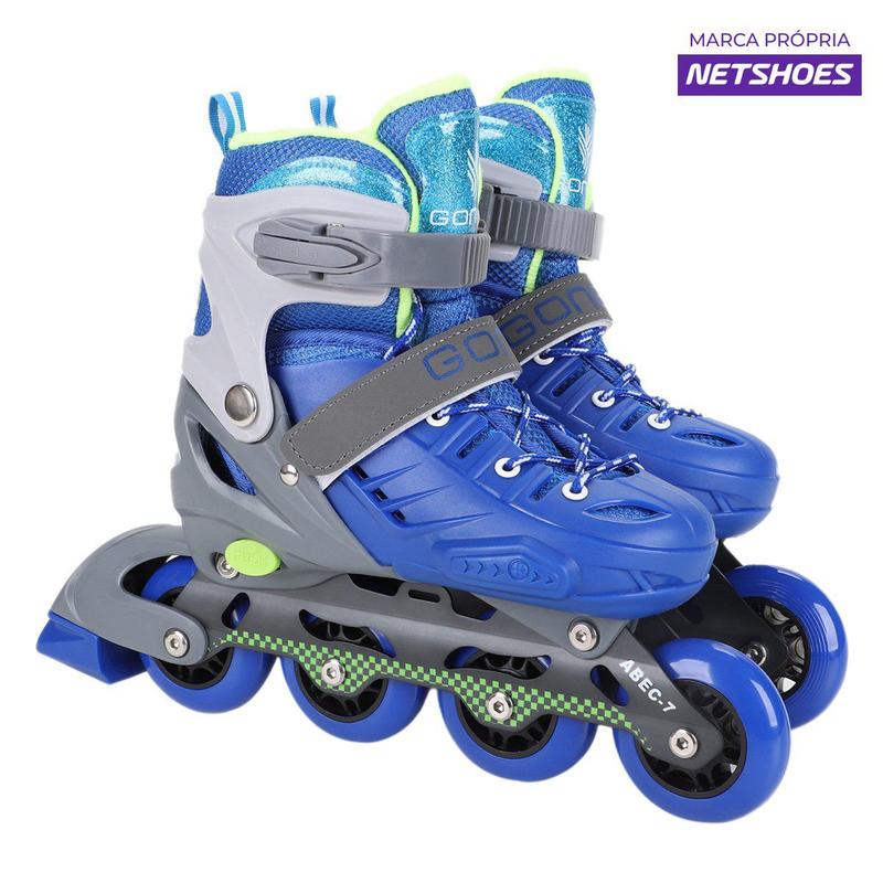 Patins Gonew Plastic Frame ABEC-7 - 70MM - Patins 4 Rodas - Magazine Luiza